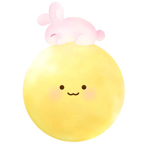 Feliz Meio Outono Festival Completo Lua E Rosa Coelho Dormindo Em A