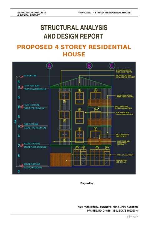 Structural Analysis And Manual Design Calculation And Design Report Structural Analysis And