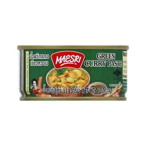 Maesri Thai Green Curry Paste 4oz Arcaera