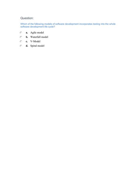 Question Istqb Foundation 1 Pdf