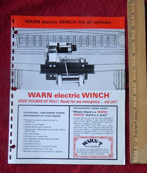 Early Warn Winch Brochures Ewillys