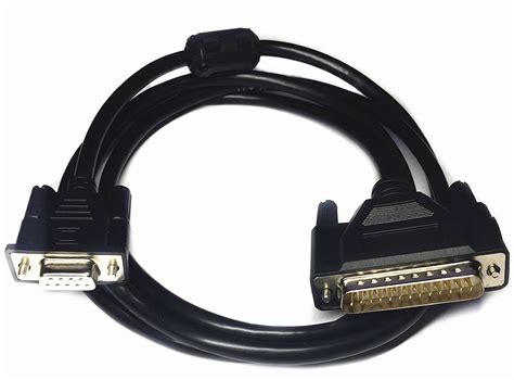 EZSync CNC Programming Cable DB9 To DB25 1 8 Meters EZSync705 Serial Connections Made Easy