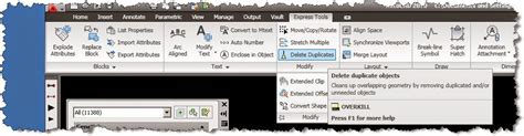 Random Stuff Autocad Overkill Command