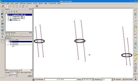 Postgresql Postgis Function St Symdifference Between Two Segment Groups Produces Unexpected