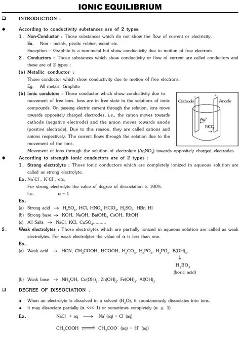 Solution Ionic Equilibrium Studypool