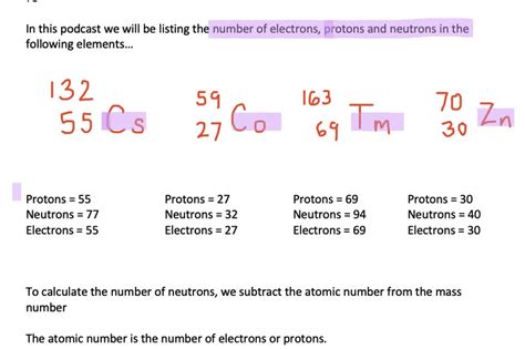 SOLVED How Many Electrons Protons And Neutrons Are Contained In Numerade