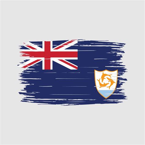 Anguilla Flag Brush 14854058 Vector Art At Vecteezy