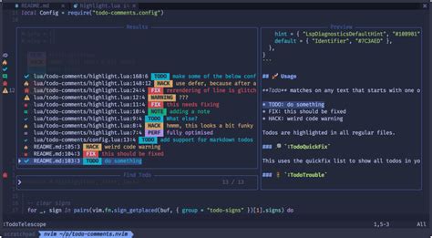 Folketodo Commentsnvim Neovim Plugin Developers Using Todo Commentsnvim Alternatives To
