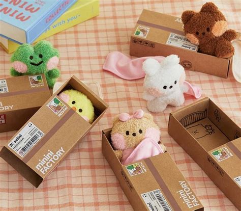 미니미 상자인형 귀여운 인형 핵귀여운 선물 Cute sewing projects Cute crafts Handmade plushies