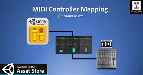 midi controller mapping for audio mixer 음악 unity asset store