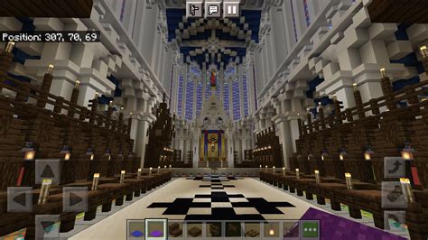 Minecraft Cathedral Interior