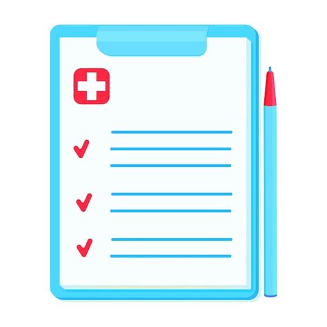 Premium Vector Medical Examination Questionnaire Icon Vector
