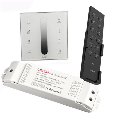 LTECH DX Led Dimmer V V High Voltage Touch Panel Wall Mount