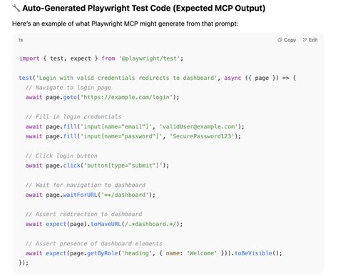 Using Ai Llms And Playwright Mcp To Convert Prompts To Working Test Automation