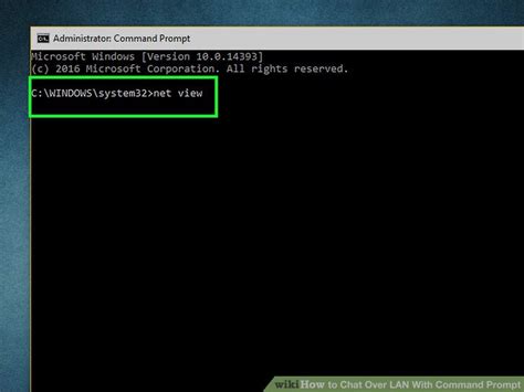 How To Chat Over LAN With Command Prompt 5 Steps With Pictures