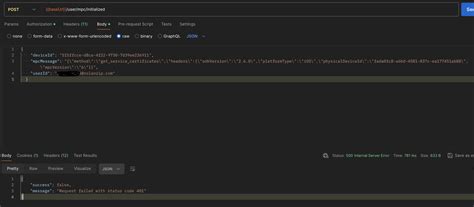 Invokerpc Api During Key Generation Returns Error Code 1