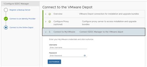 Vmware Cloud Foundation Sddc Manager Day 1 Configurations Connect To