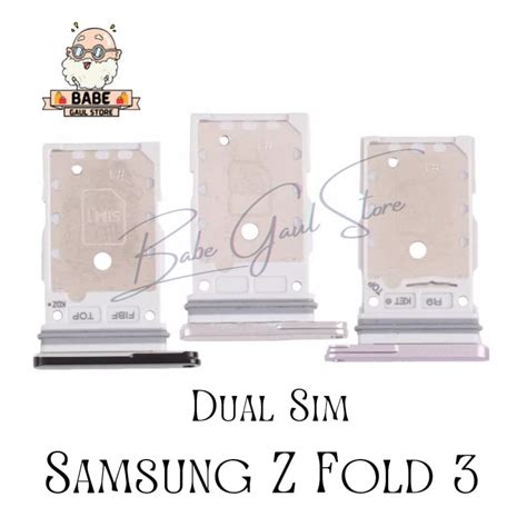Jual Slot Sim Tray Samsung Z Fold Tempat Sim Card Simlock Simtray Shopee Indonesia