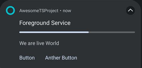 Rn Foreground Service