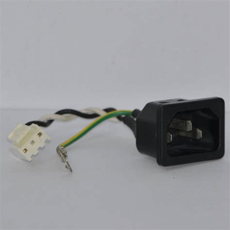 10amp Black 3 Pin Ac Power Socket With Wire For Electric Fitting At Best Price In New Delhi