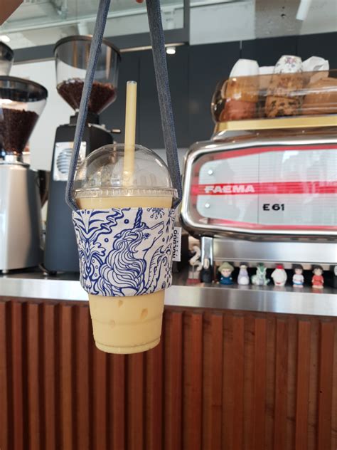 ☕ 패브릭 컵홀더🥤 드링크백 유니콘🦄 아이디어스
