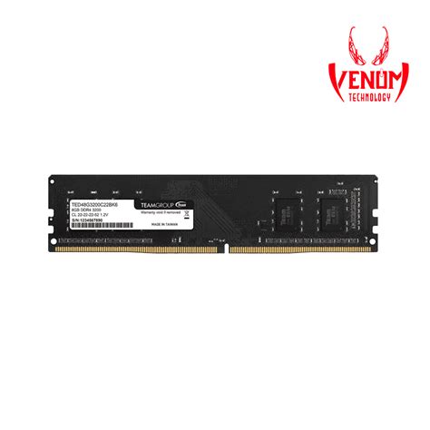 Team Group Elite 8gb Ddr4 3200mhz Cl22 Ram فينوم تكنولوجي
