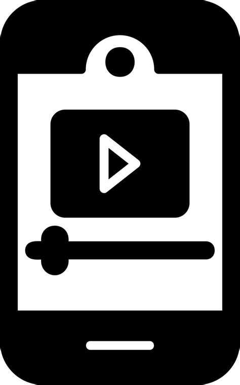 Mobile App Vector Icon 21071232 Vector Art At Vecteezy