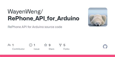 Github Wayenwengrephoneapiforarduino Rephone Api For Arduino