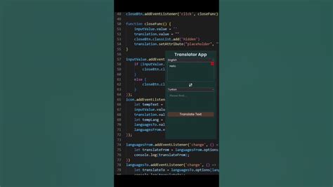 Language Translator App Using Js And Mymemory Api Javascript Translatorapp Webblog Htmlcss