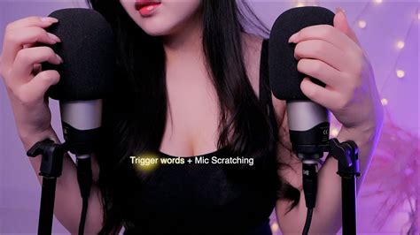 Asmr Eng Sub Extremely Up Close Whispering And Trigger Words Mic