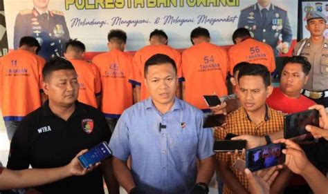 Delapan Abg Sok Jagoan Di Banyuwangi Diringkus Polisi Ini Kasusnya