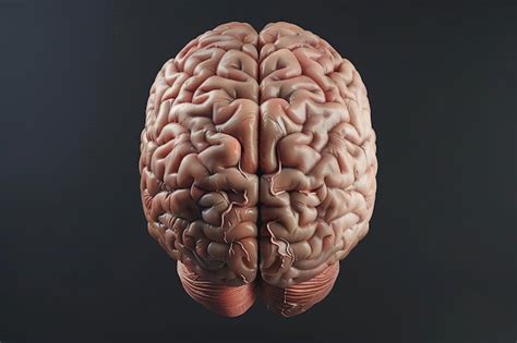 Premium Photo An Anatomical View Of A Dissected Human Brain Showcasing Its Intricate