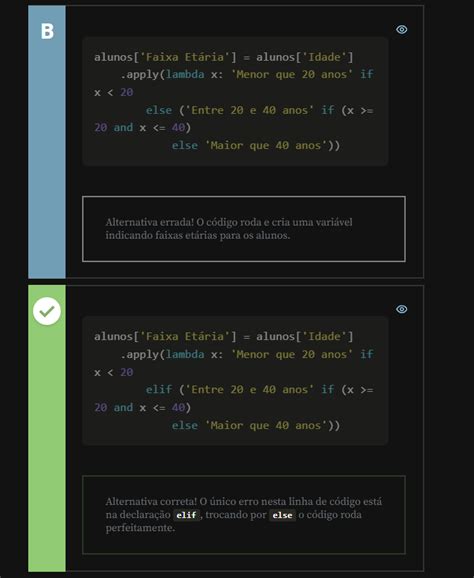 uso do elif na atividade 03 python pandas tratando e analisando