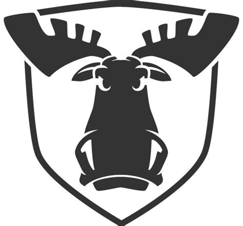 Moose Black And White Vector Images Over 6100