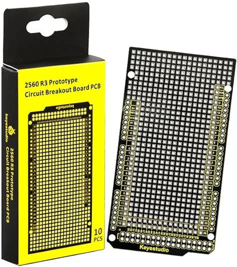 KEYESTUDIO PCS Prototype ProtoShield PCB For Arduino Mega Double Sided Circuit Board Proto