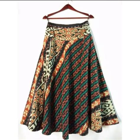 Rok Payung Tenun Panjang Rok Tenun Panjang Rok Wanita Best Seller