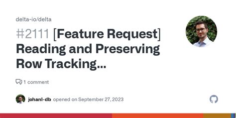 [feature request] reading and preserving row tracking information