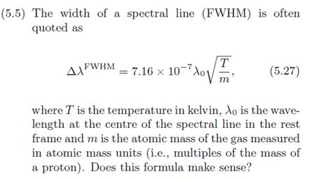 What Is The Width Of A Spectral Line • Physics Forums What Is The Width Of A Spectral Line • Physics Forums