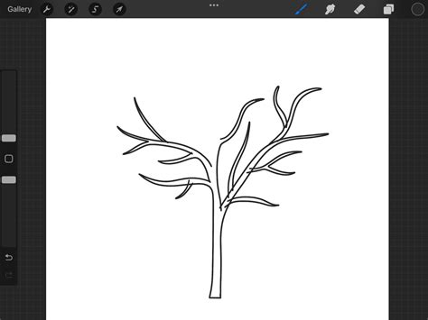Create A Valentines Tree Card Using Procreate Creative Fabrica