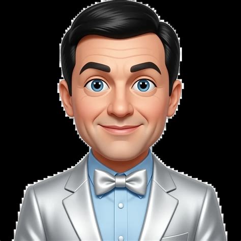 Moe Howard From The Three Stooges With Blue Eyes Black Hair With Bang