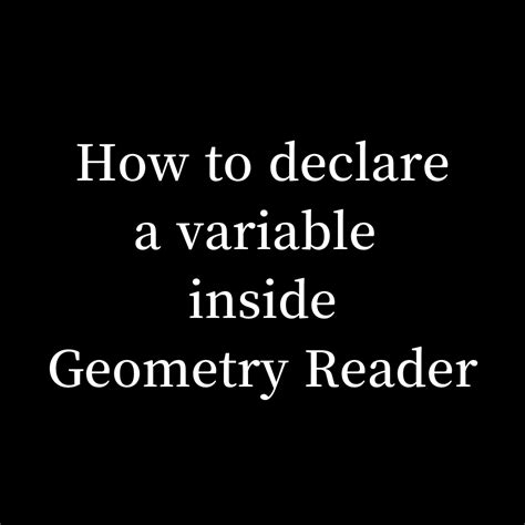 swiftui how to declare variables inside geometryreader by kd
