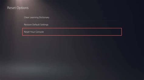 How To Reset Your PS To Factory Settings
