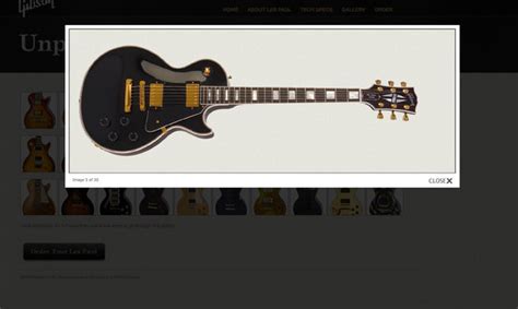 Guitar Web Designcss Build On Behance
