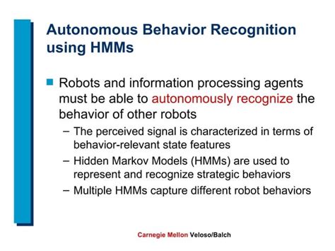 Learning Structure Reusability And Real Time Modeling In Teams Of Autonomous Robots Ppt