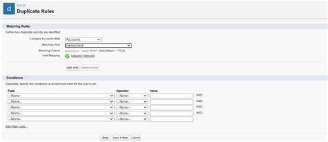 Create Duplicate Rules In Salesforce Salesforce Mamba