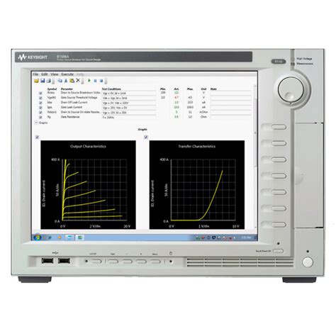 Keysight B1506a Power Device Analyzer Curve Tracer For Circuit Design Telecom Rental