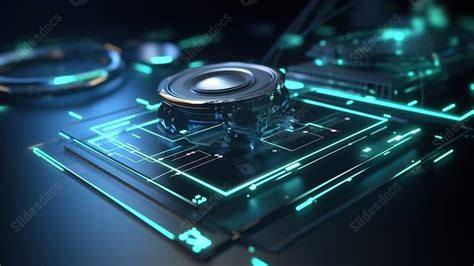 Technobased Concept Of The Processor With Lightemitting Diodes On A
