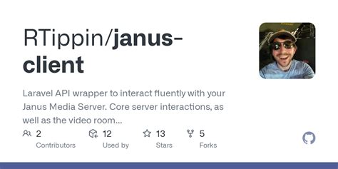 github rtippin janus client laravel api wrapper to interact fluently with your janus media