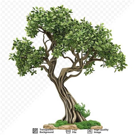 Premium Psd Fancy Shaped Decorative Tree