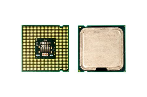 Premium Photo Cpu Processor Chip Isolated On White Background